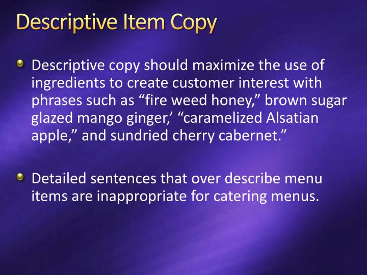 PPT - Catering Menu Design PowerPoint Presentation - ID:1645052