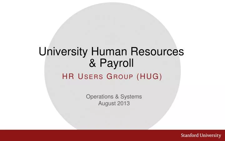 PPT - University Human Resources & Payroll PowerPoint Presentation - ID ...
