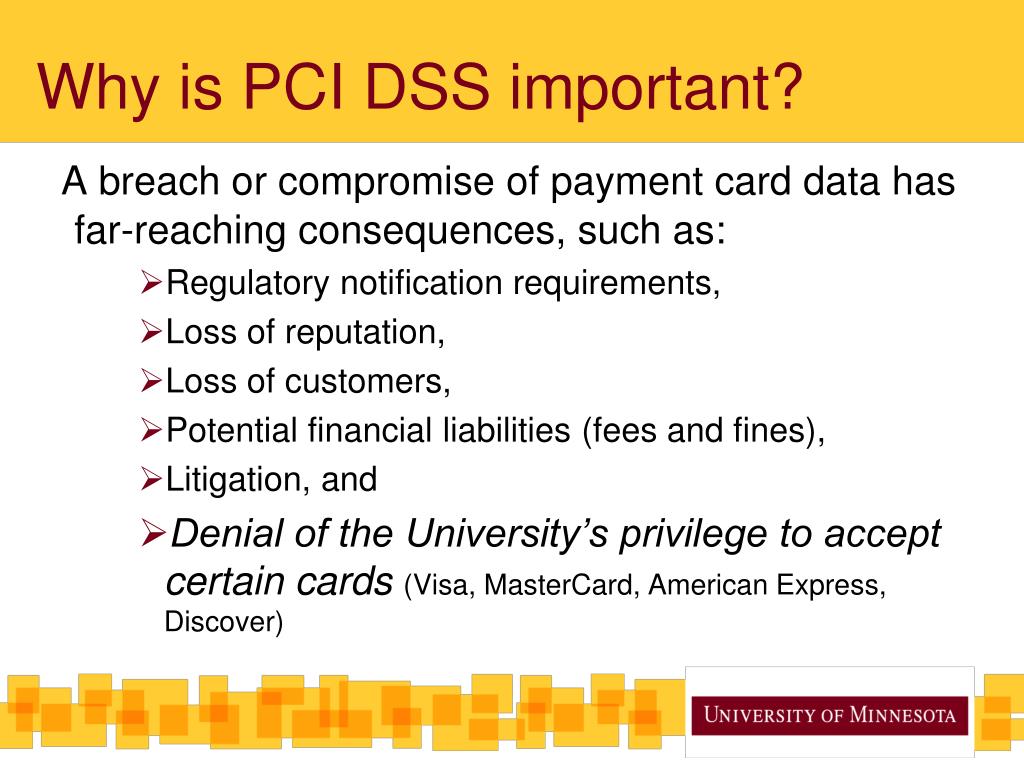 PPT Payment Card PCI DSS Compliance SAQ B Training Accounts