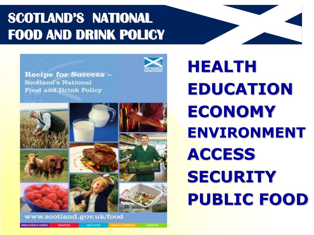 PPT - Robin Gourlay Scottish Government Food and Drink Division & East ...