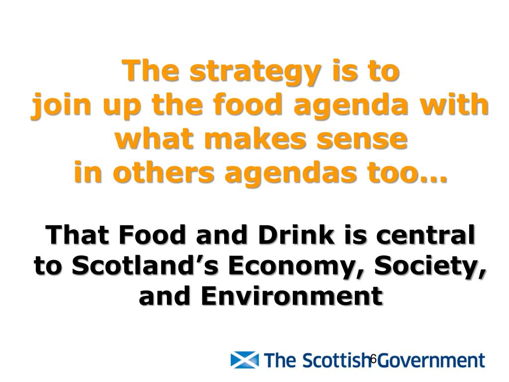 PPT - Robin Gourlay Scottish Government Food and Drink Division & East ...