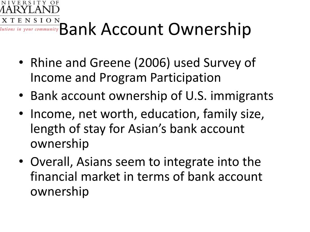 PPT - Asian Immigrants and Financial Literacy PowerPoint Presentation ...