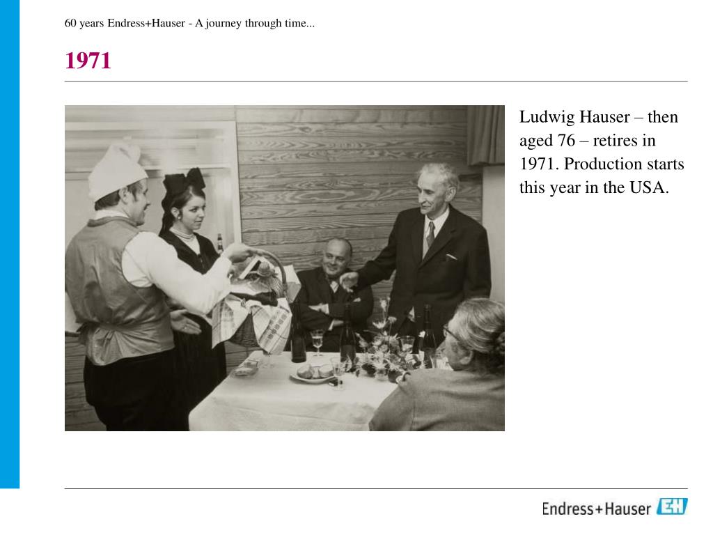 PPT - 60 years of Endress+Hauser PowerPoint Presentation, free download ...