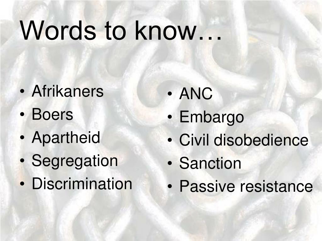 PPT - Apartheid and South Africa PowerPoint Presentation, free download ...