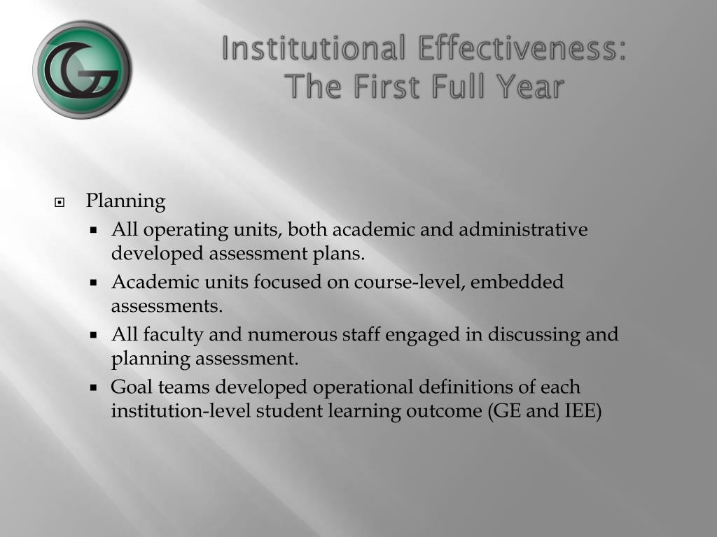 PPT - Designing Assessment and Institutional Research for a New ...
