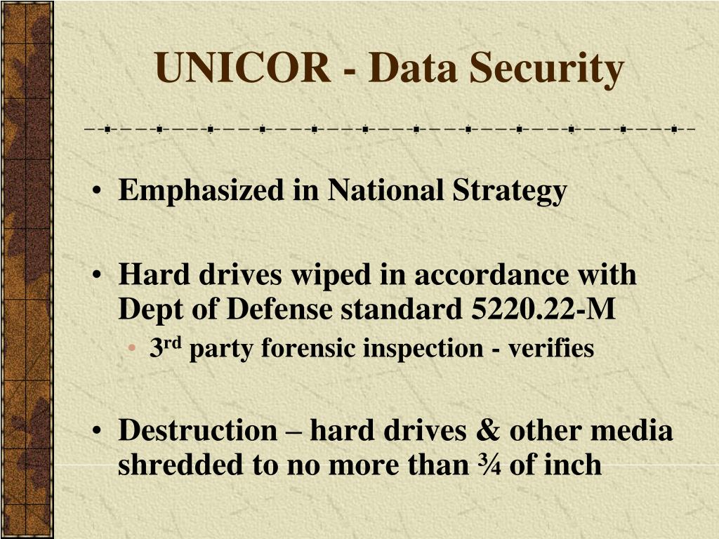 PPT - UNICOR Federal Prison Industries, Inc. PowerPoint Presentation ...