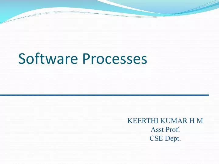 PPT - Software Processes PowerPoint Presentation, free download - ID ...
