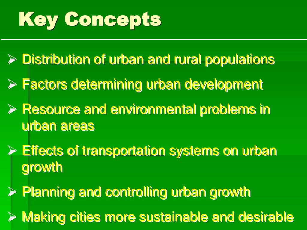 PPT - Sustainable Cities: Urban Land Use and Management PowerPoint ...