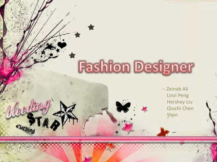 PPT - Fashion Designer PowerPoint Presentation, free download - ID:1647551
