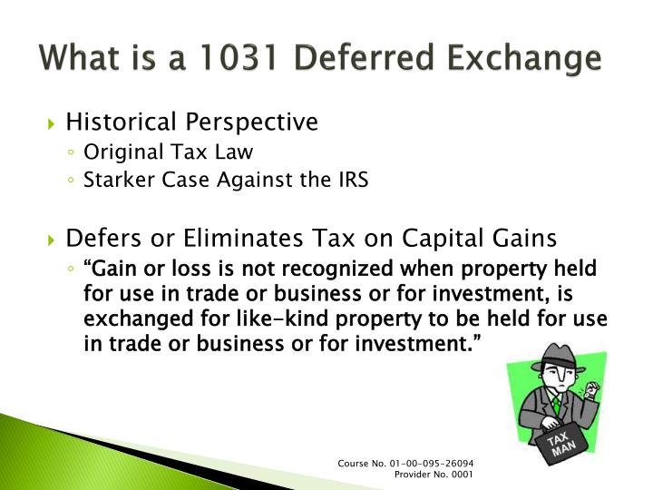 PPT - 1031 Exchange Corporation PowerPoint Presentation - ID:1647552