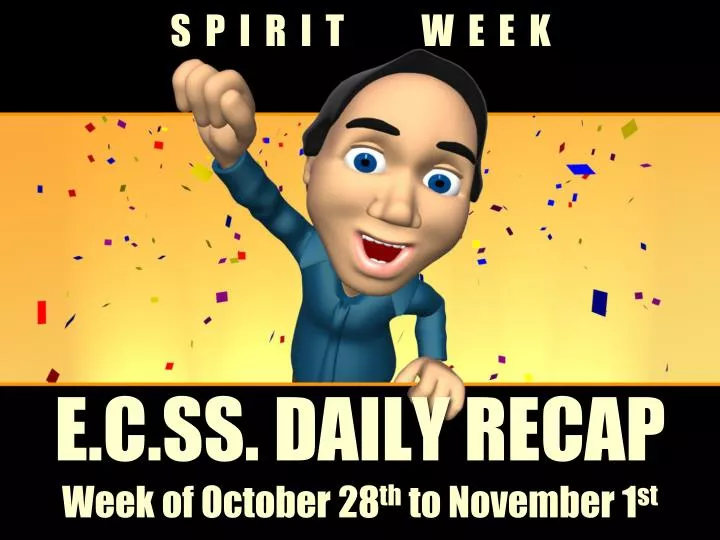 PPT - E.C.SS. DAILY RECAP PowerPoint Presentation, free download - ID ...