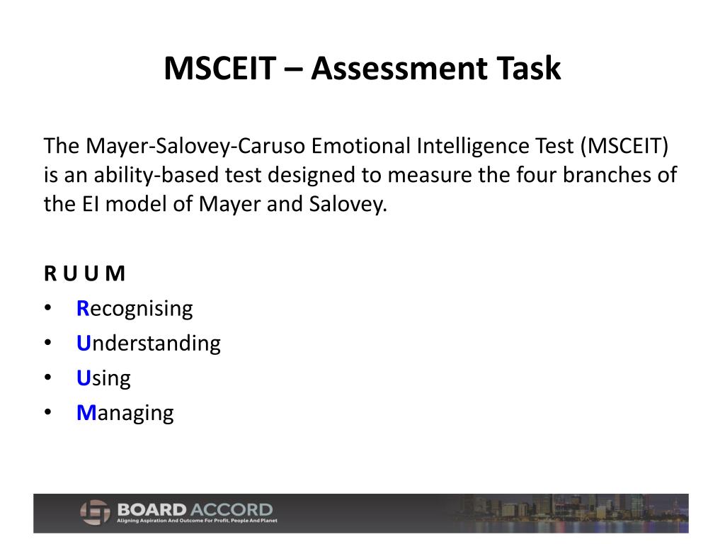 PPT - The Emotionally Intelligent Director Emotions drive people ...
