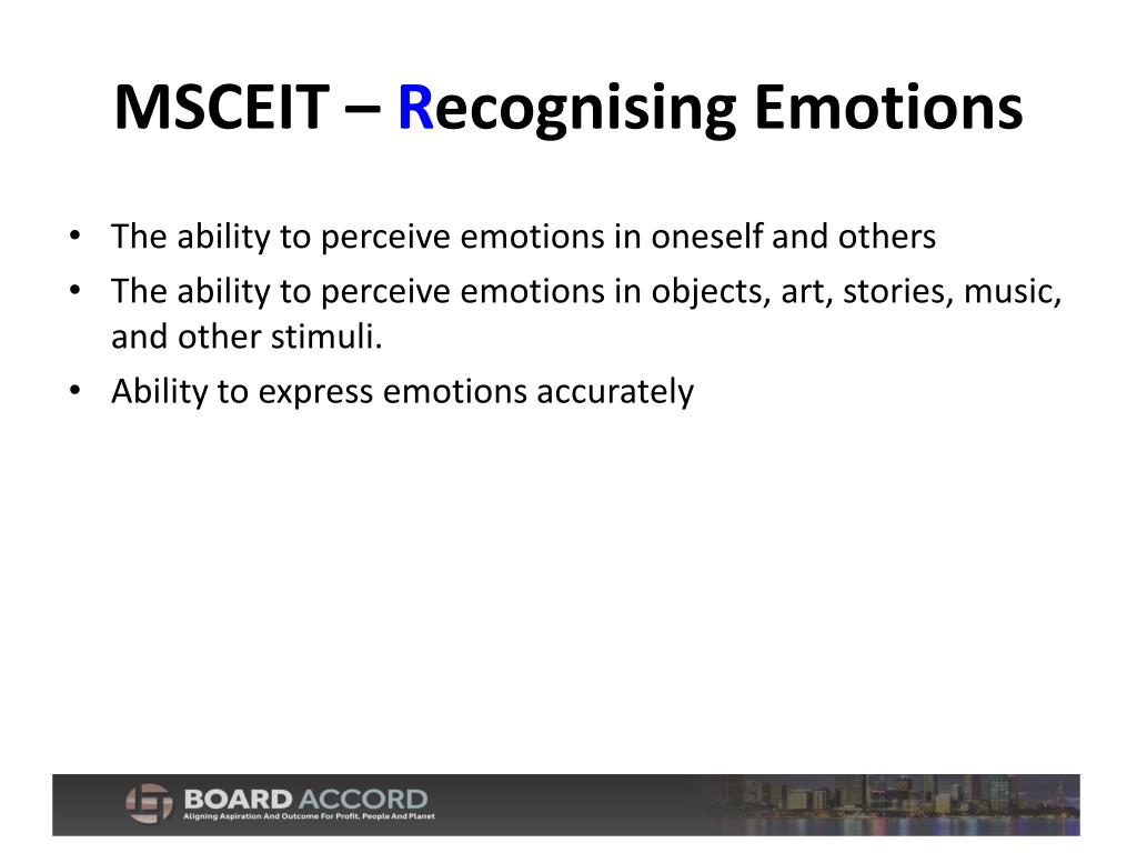 PPT - The Emotionally Intelligent Director Emotions drive people ...
