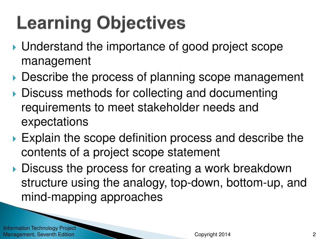 Ppt Chapter 5 Project Scope Management Powerpoint Presentation Id