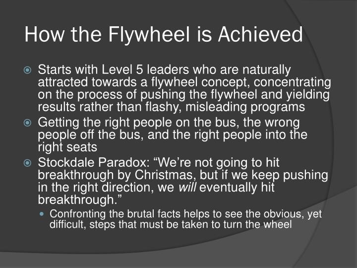 PPT - Good to Great by Jim Collins Chapter 8 PowerPoint Presentation ...