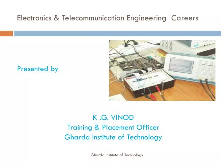 PPT - Electronics & Telecommunication Engineering Careers PowerPoint ...