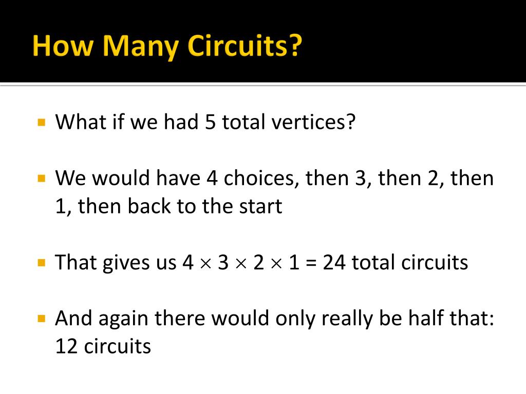 PPT - Section 1.4: Hamiltonian Circuits PowerPoint Presentation, free ... PPT - Section 1.4: Hamiltonian Circuits PowerPoint Presentation, free ...