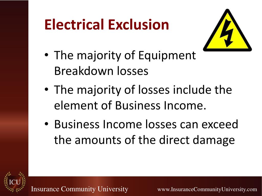 PPT - Equipment Breakdown, Spoilage, Off Premises PowerPoint ...