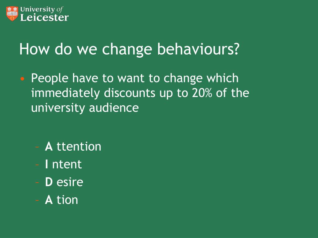 PPT - Leicester Award for Employability: Sustainability – Workshop 2 ...