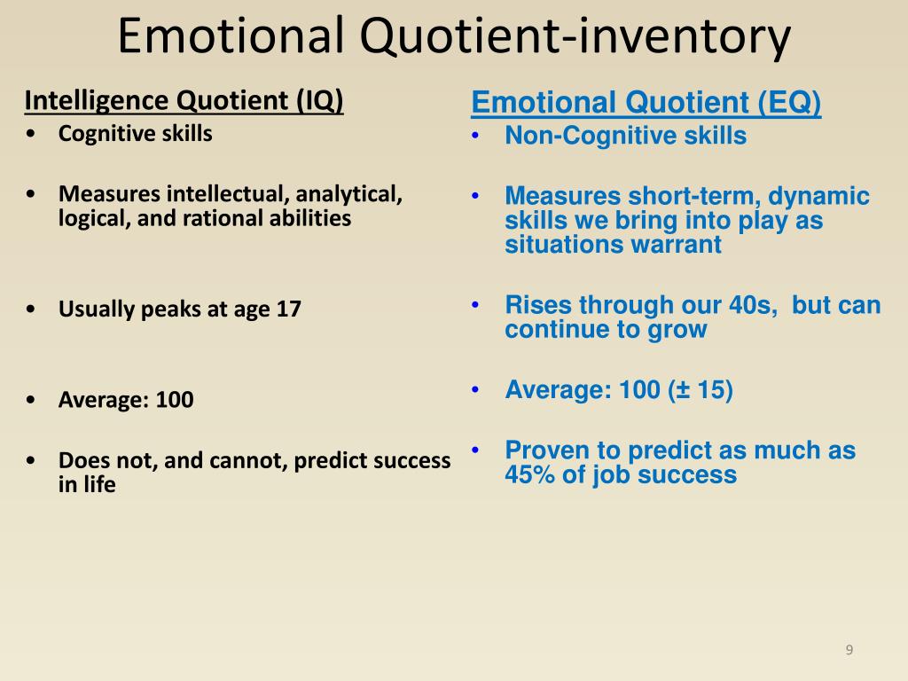 PPT - Emotional Intelligence: The key to successful leadership January ...