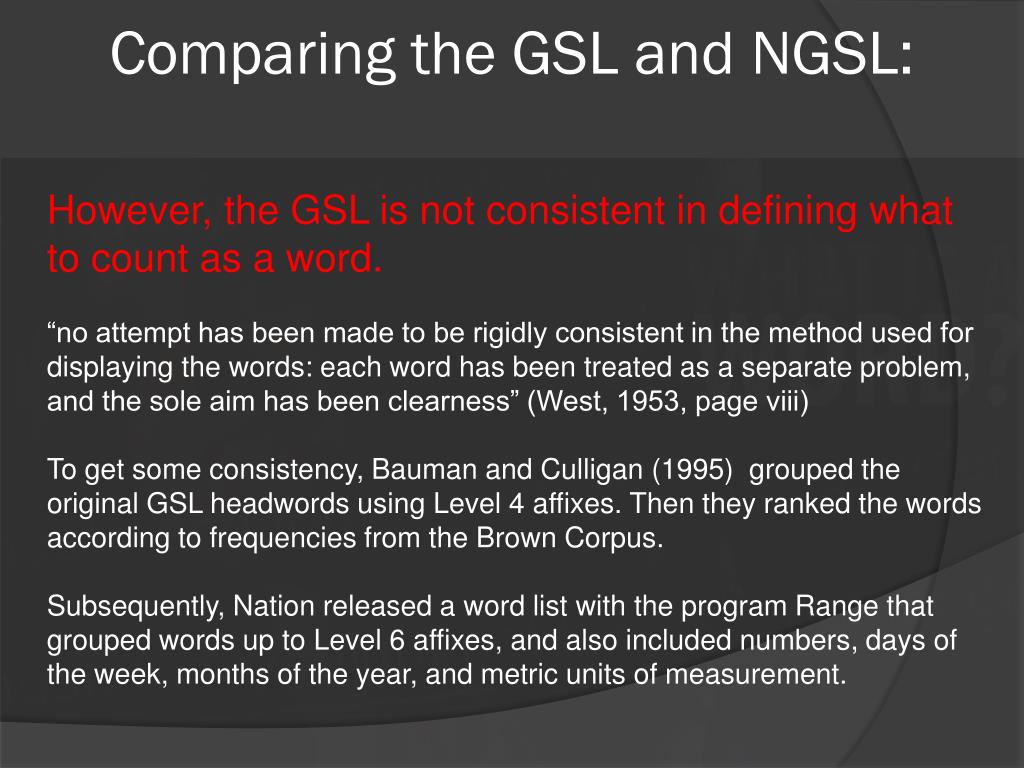 PPT - The New General Service List: Celebrating 60 years of Vocabulary ...