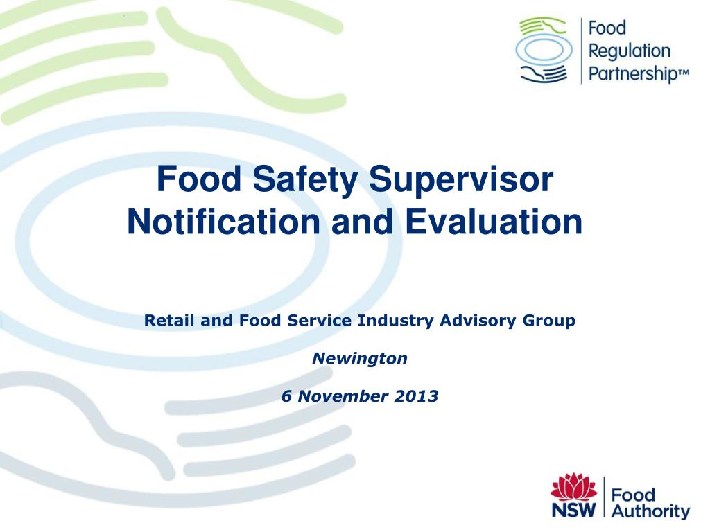 PPT - Food Regulation Partnership Driving food safety culture in the ...