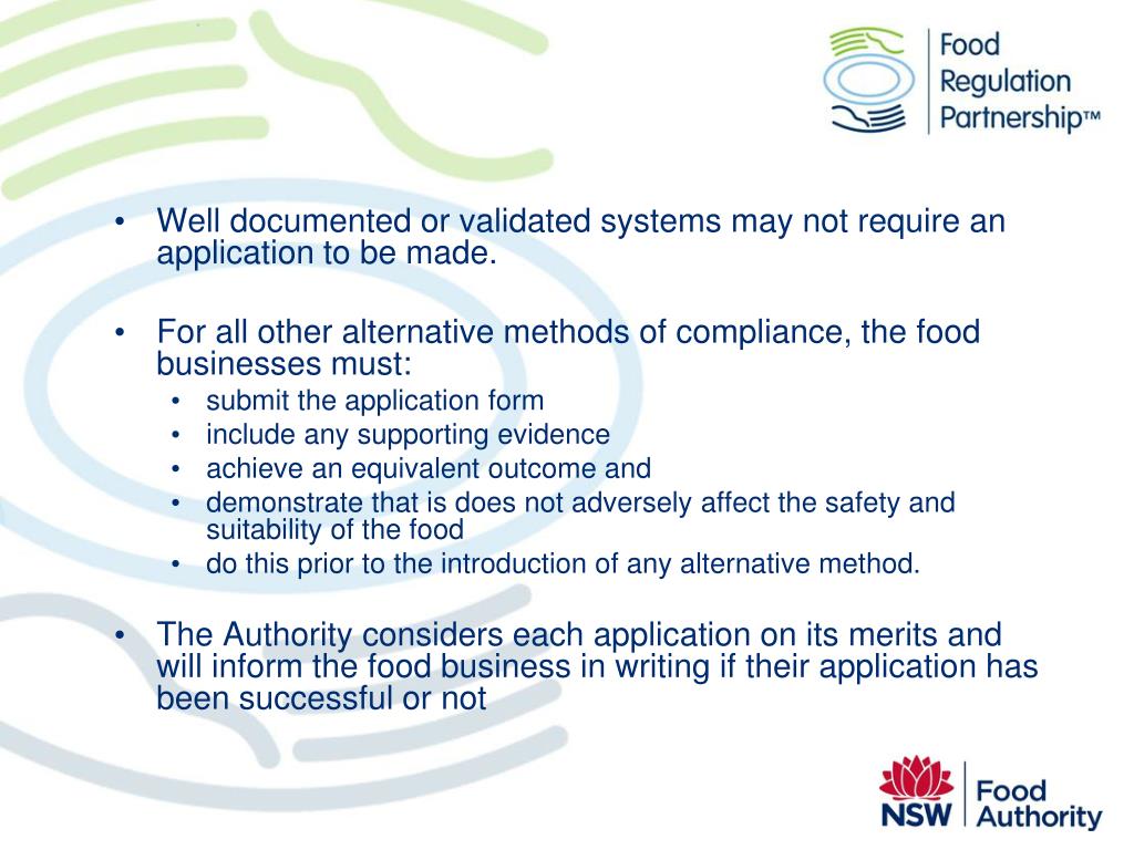 PPT - Food Regulation Partnership Driving food safety culture in the ...