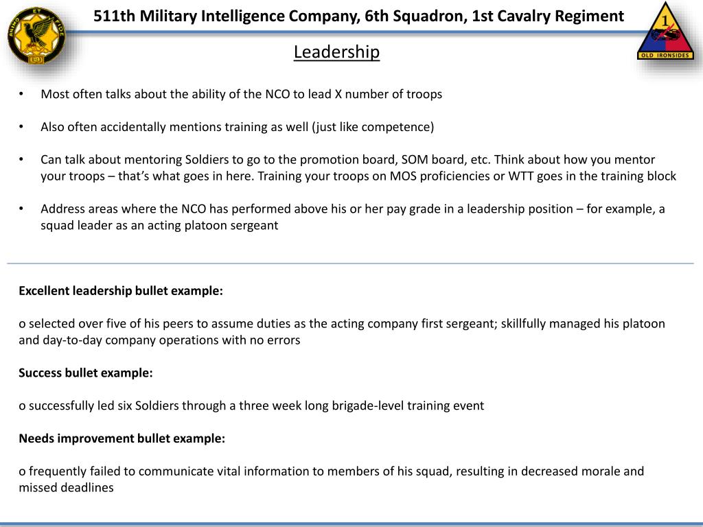 PPT - NCOERs Leadership Professional Development Class (and reference ...