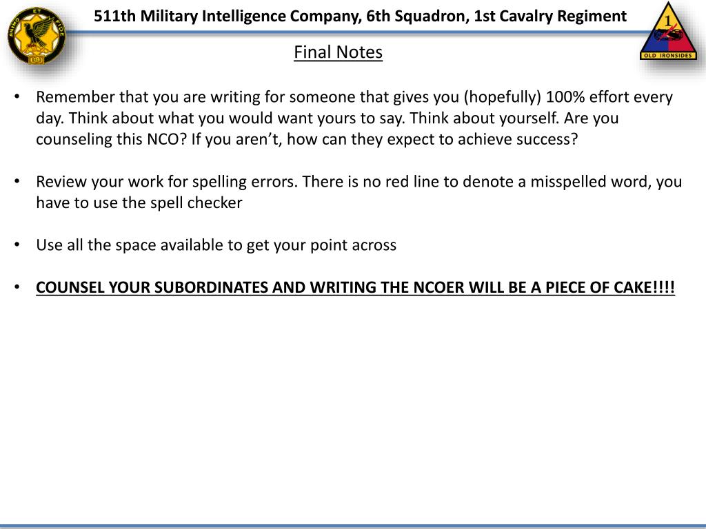 PPT - NCOERs Leadership Professional Development Class (and reference ...