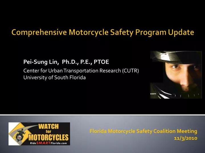 PPT - Comprehensive Motorcycle Safety Program Update PowerPoint ...