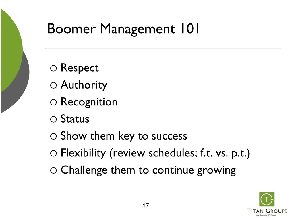PPT - Silents , Baby Boomers, Gen X, Gen Y… Oh My! PowerPoint ...