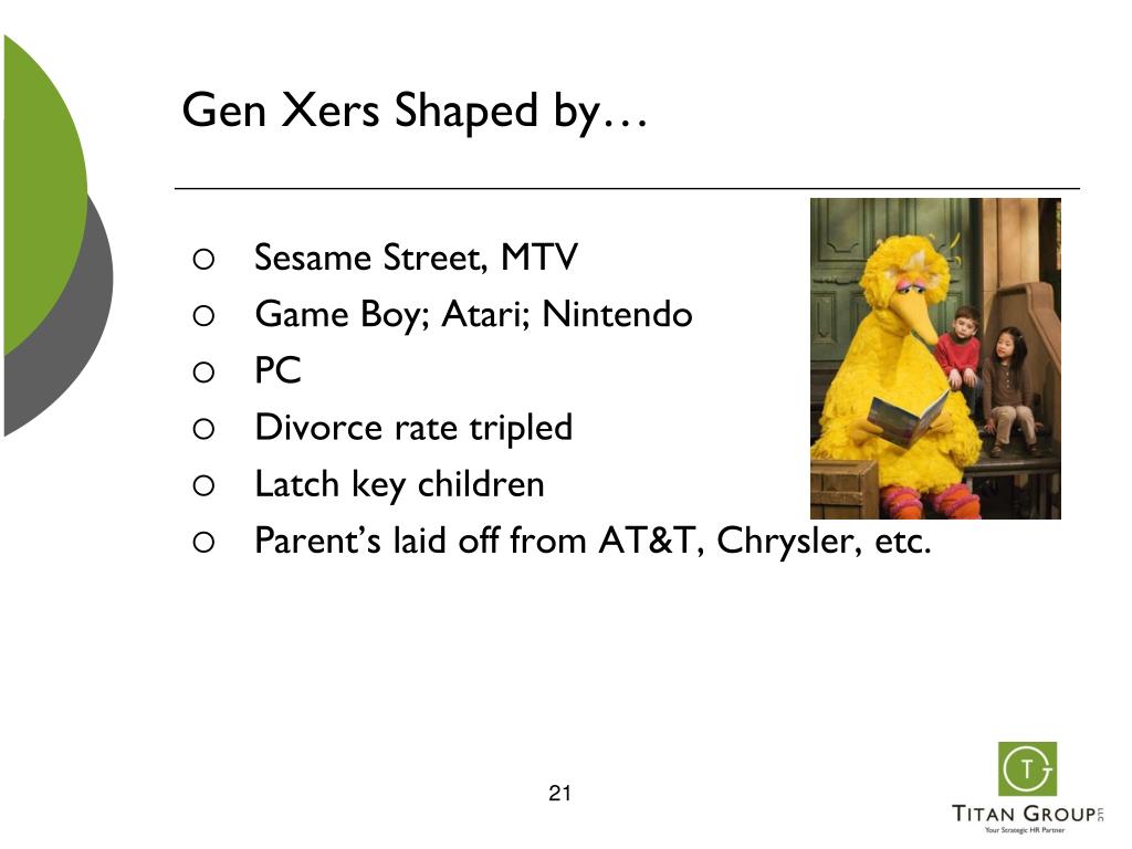 PPT - Silents , Baby Boomers, Gen X, Gen Y… Oh My! PowerPoint ...
