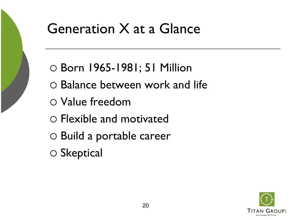 PPT - Silents , Baby Boomers, Gen X, Gen Y… Oh My! PowerPoint ...