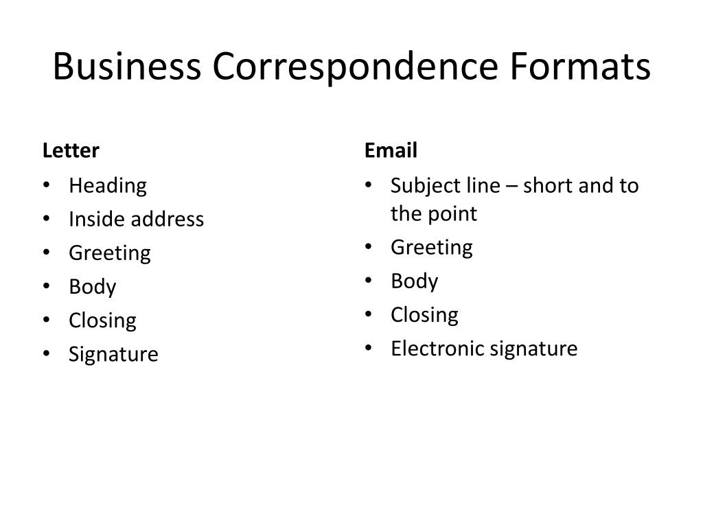 PPT - Workplace Writing: Business Letter PowerPoint Presentation, free ...