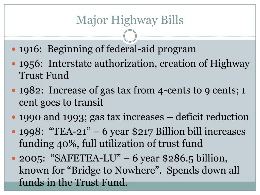 PPT - View from Capitol Hill: Federal Highway Funding and Policy ...