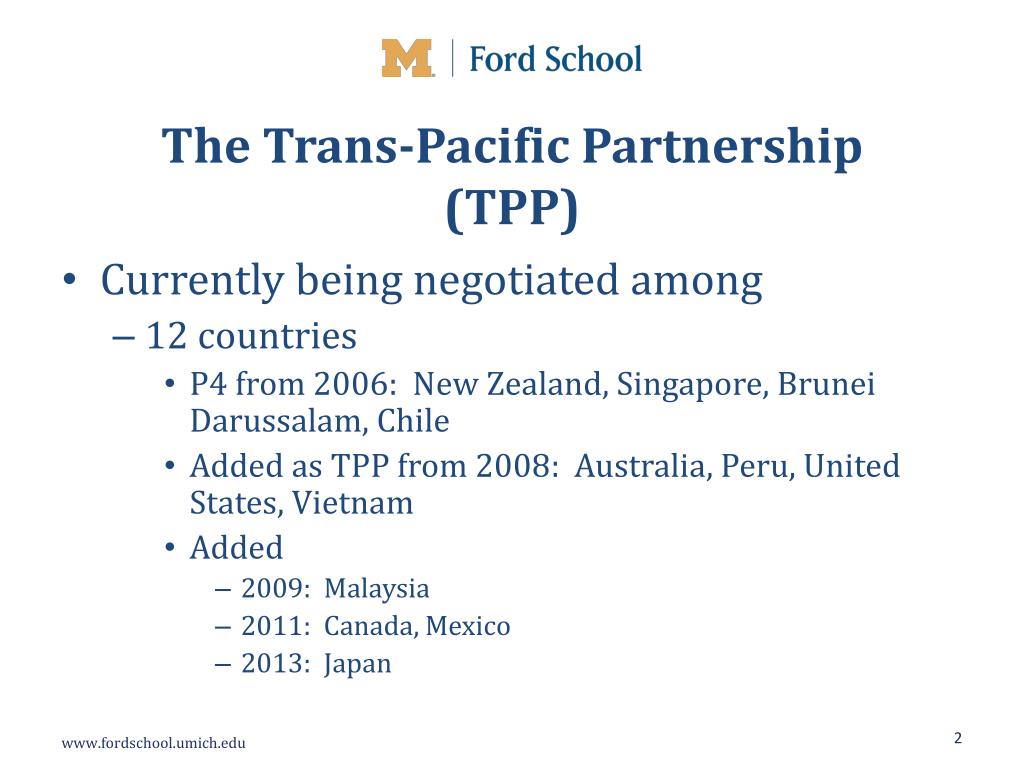 PPT - Trade Implications of the Trans -Pacific Partnership for ASEAN ...