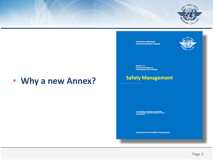 PPT - Annex 19 Safety Management 1st edition PowerPoint Presentation ...
