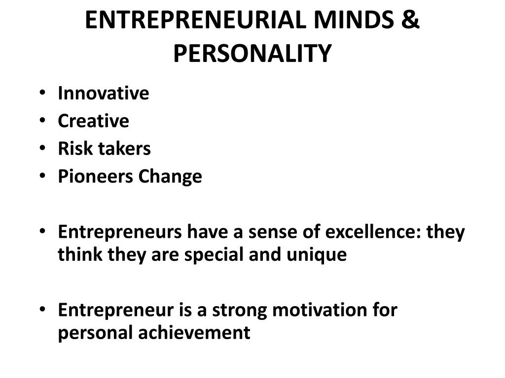 PPT - The word Entrepreneur originates from the French Word ...