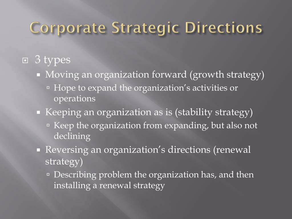 PPT - Corporate Strategies Ch. 6 of Strategic Management in Action ...