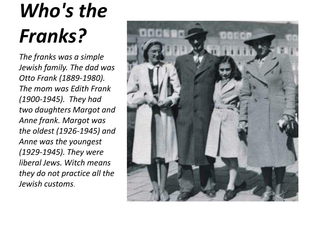 PPT - Anne Franks Family history PowerPoint Presentation, free download ...