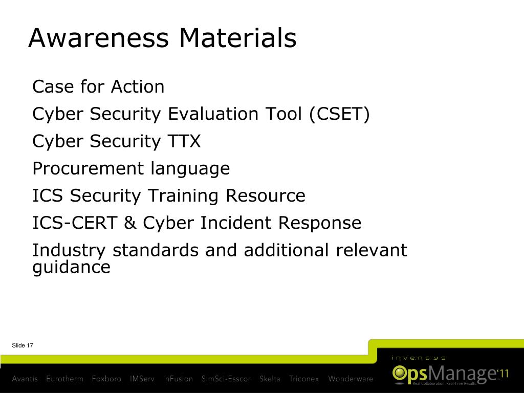 PPT - Roadmaps to Securing Industrial Control Systems Chemical Industry ...