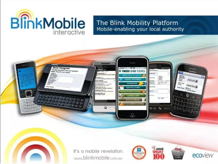 PPT - The Blink Mobility Platform Mobile-enabling your local authority ...