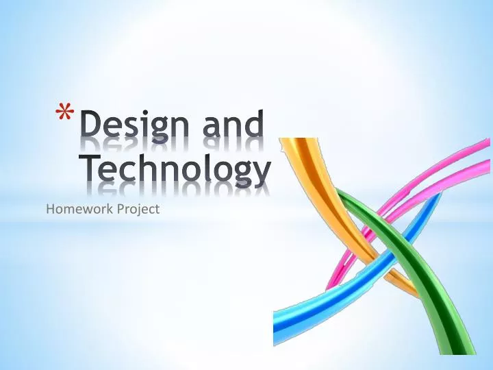 PPT - Design and Technology PowerPoint Presentation, free download - ID ...