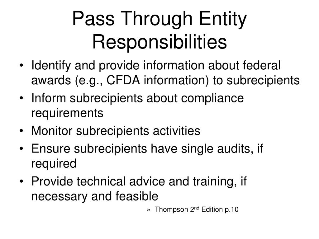 PPT - Sub-Award Risk Management: Pre-&-Post Award PowerPoint ...