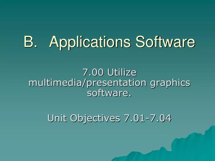 PPT - Applications Software PowerPoint Presentation, free download - ID ...