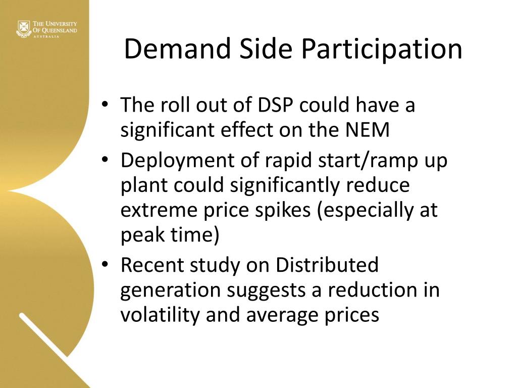 PPT - Modelling the broader deployment of demand side management onto ...