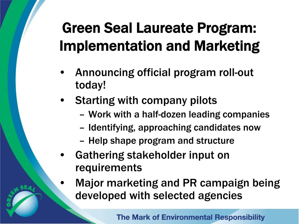 PPT - Proven Green: A New Strategy for the Greening of Companies ...
