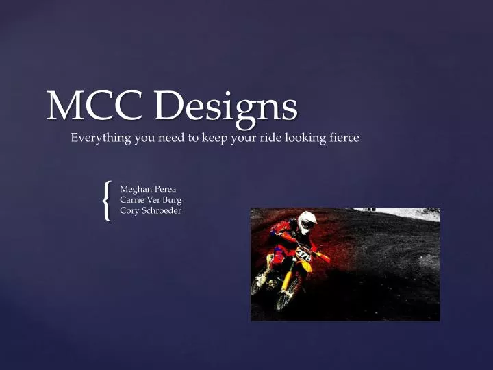PPT - MCC Designs PowerPoint Presentation, free download - ID:1653649