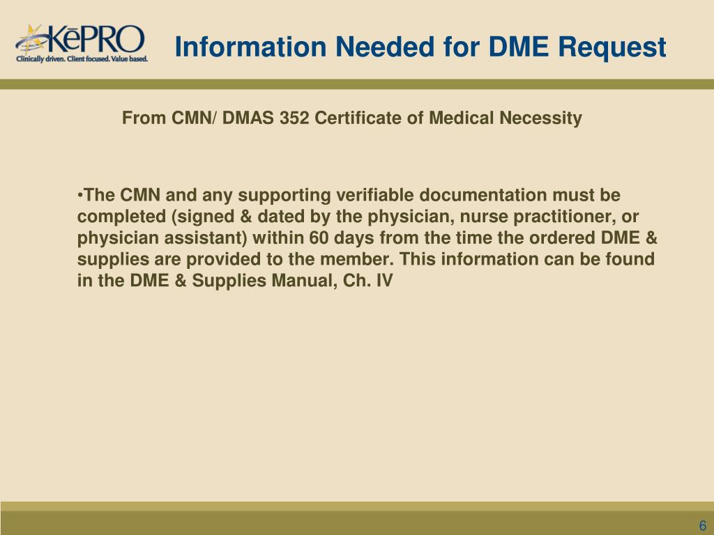PPT - KePRO’s Service Authorization Process for Durable Medical ...