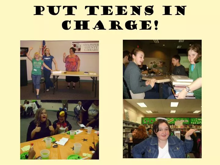 PPT - Put Teens in Charge! PowerPoint Presentation, free download - ID ...